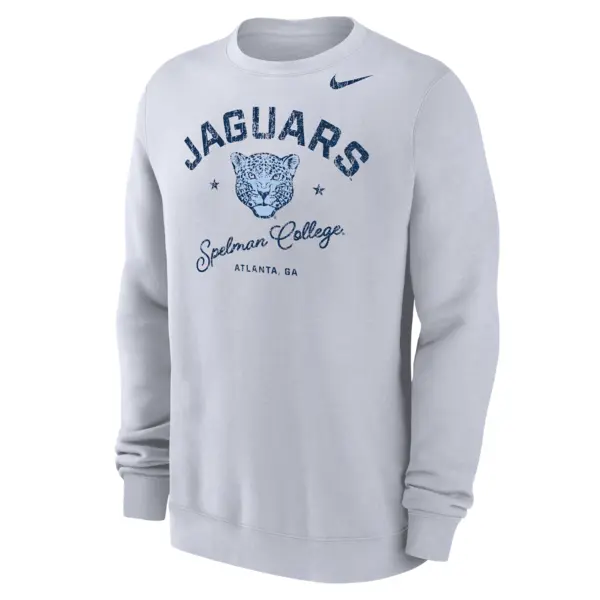 Nike College Club Fleece Crew-neck Sweatshirt - White