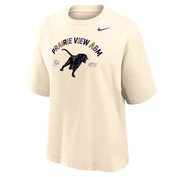 Nike College Boxy Cotton T-shirt - Brown