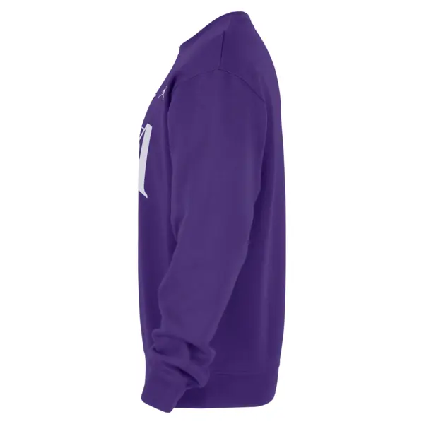 JORDAN Los Angeles Lakers Statement Essentials Nba Fleece Crew-neck Sweatshirt - Purple