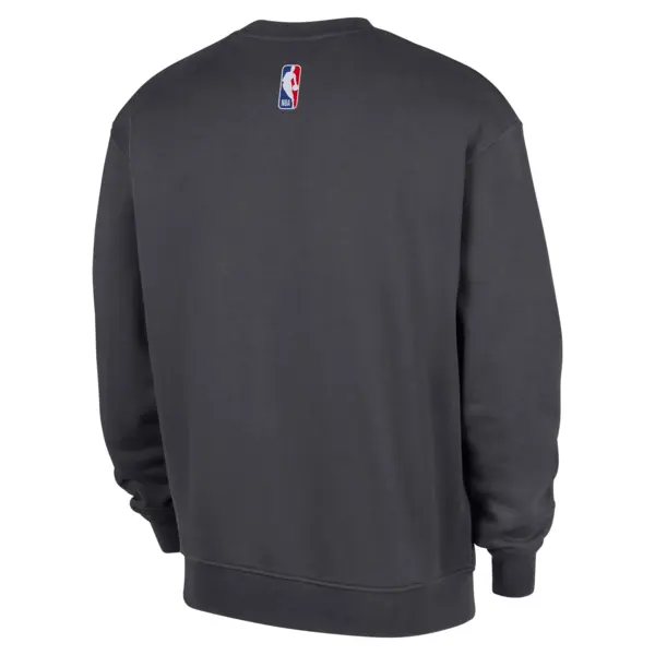 JORDAN Minnesota Timberwolves Statement Essentials Nba Fleece Crew-neck Sweatshirt - Grey