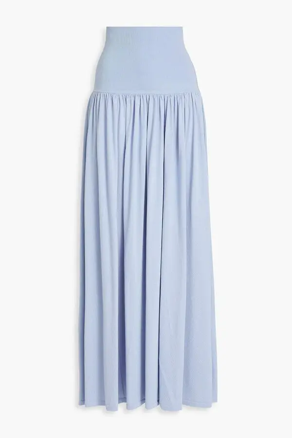 Zimmermann Metallic Knitted Maxi Skirt