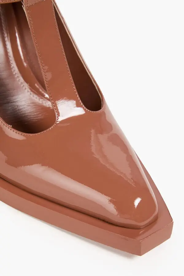 Zimmermann Patent-leather Pumps - Light Brown