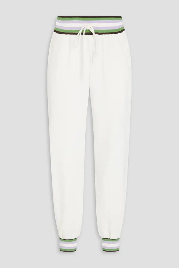 Zimmermann Textured Stretch-jersey Track Pants