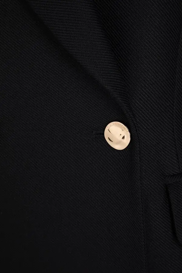 Zimmermann Double-breasted Wool-blend Twill Coat