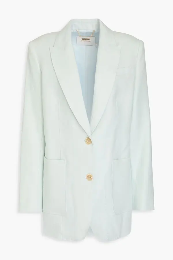 Zimmermann Linen Blazer - Mint
