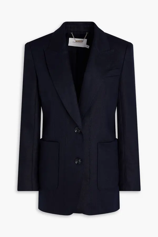 Zimmermann Linen Blazer - Navy