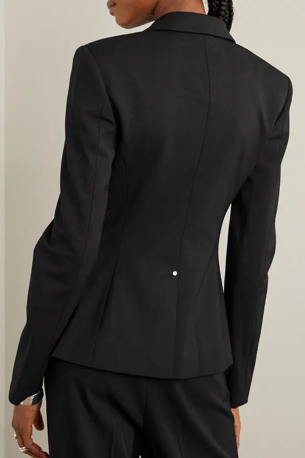 DION LEE Embellished Wool-blend Blazer