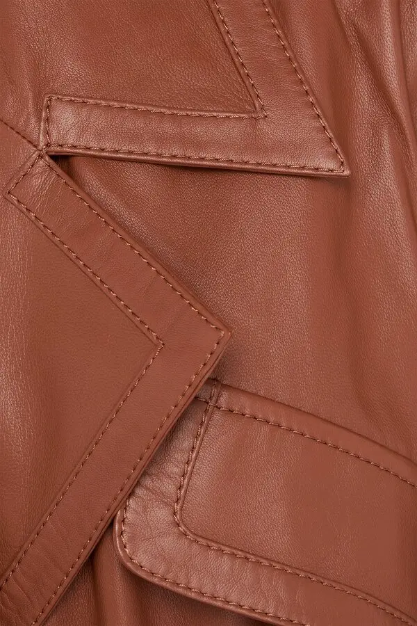 Zimmermann Leather Midi Dress