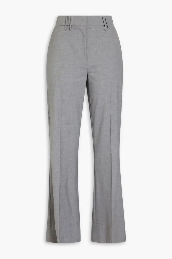 GANNI Twill Flared Pants