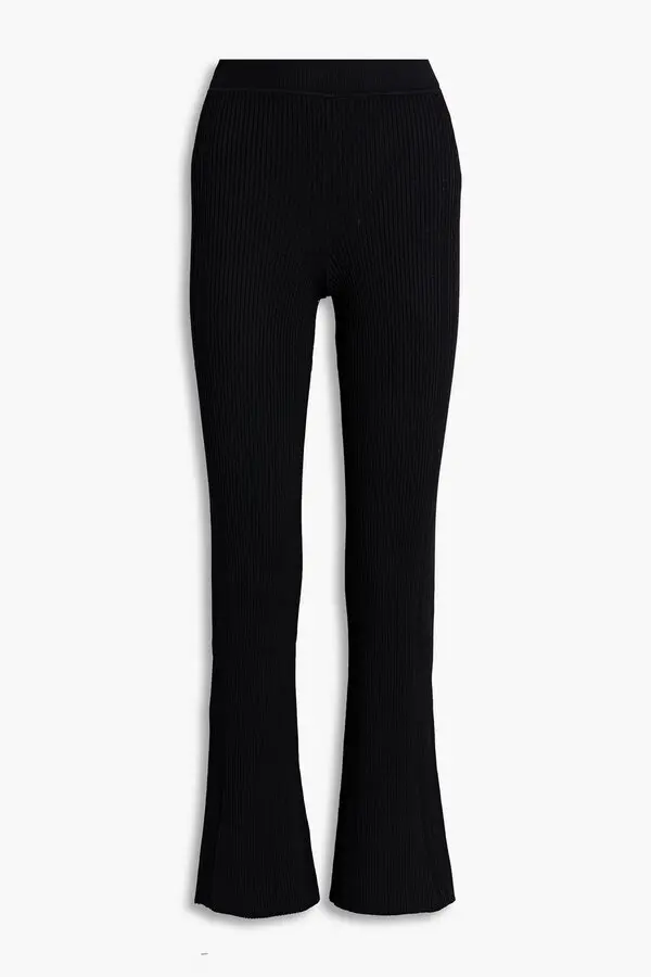 A.L.C. Ayla Ribbed-knit Bootcut Pants