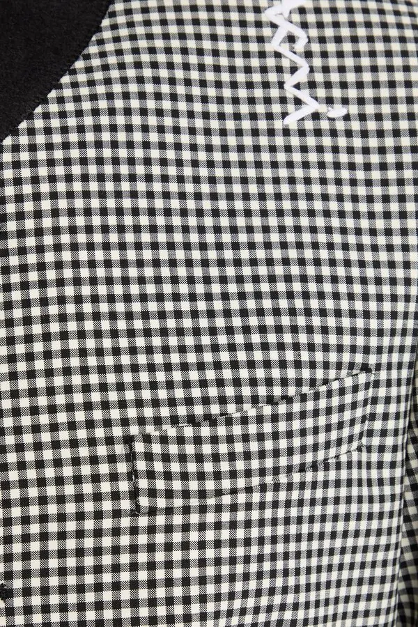 Marni Gingham Jacquard Jacket - Black