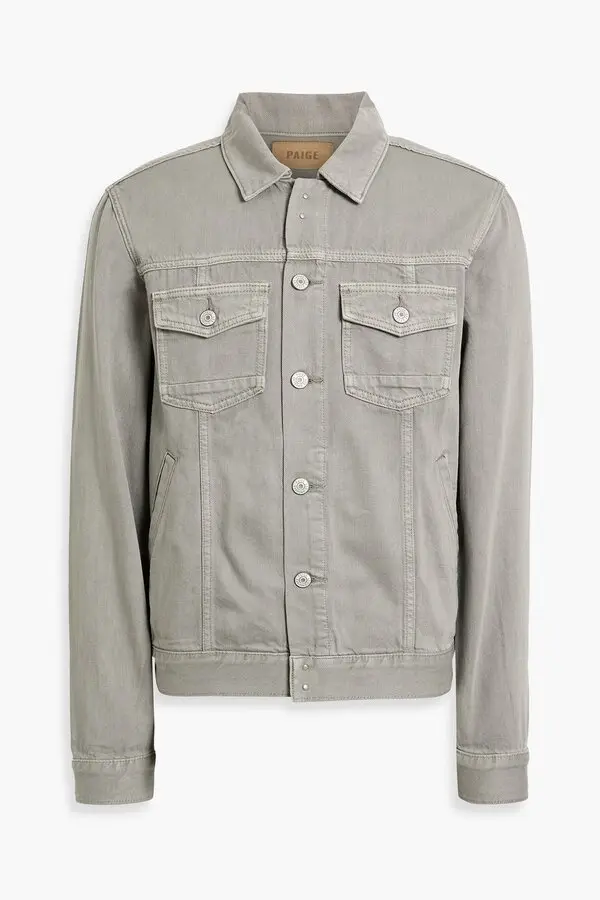 Paige Scout Denim Jacket - Gray