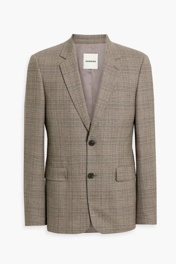 Sandro Woolblend Tweed Blazer