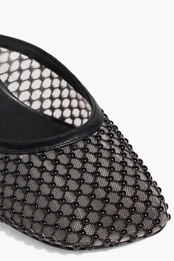 3.1 Phillip Lim Id Embellished Mesh Mary Jane Pumps
