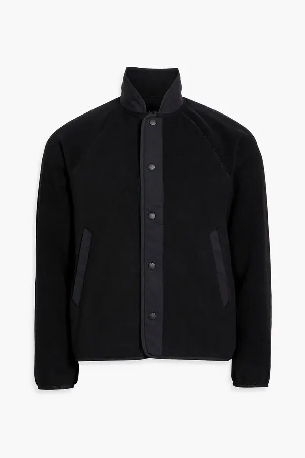 Rag & Bone Shell-trimmed Fleece Jacket