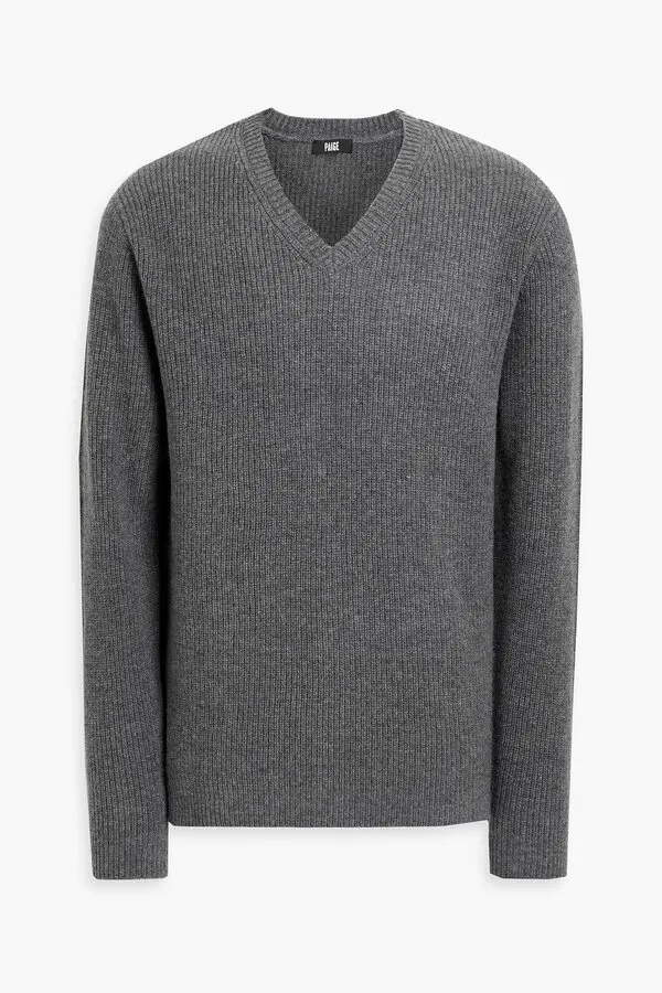 Paige Roth Ribbed Wool Sweater