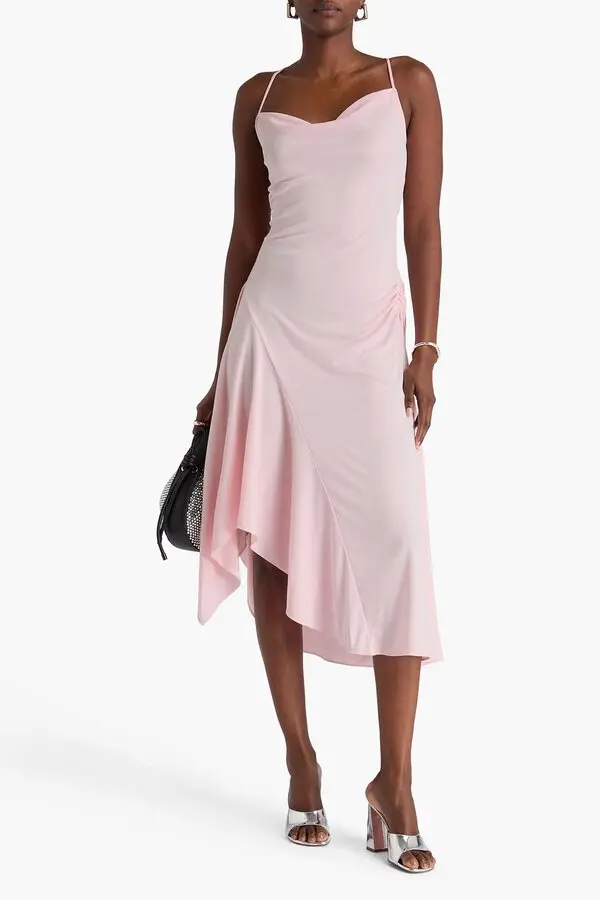3.1 Phillip Lim Draped Jersey Midi Dress