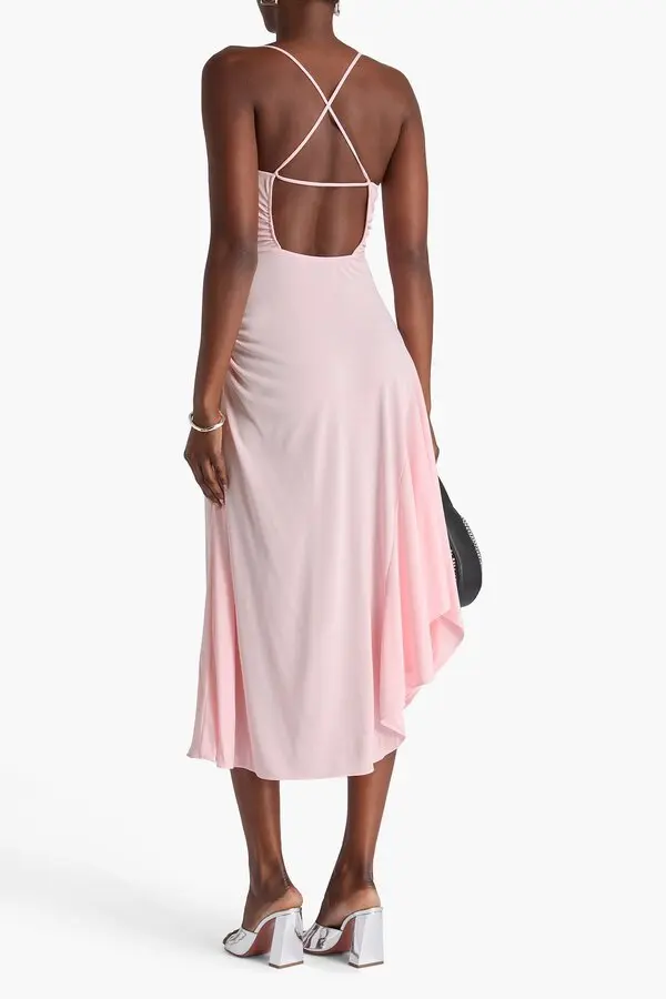 3.1 Phillip Lim Draped Jersey Midi Dress