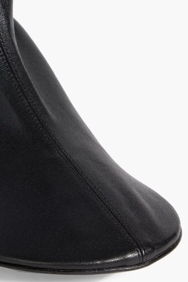 JIL SANDER Leather Sock Boots