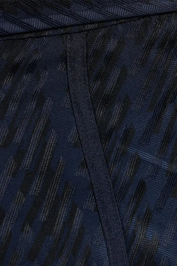 3.1 Phillip Lim Pleated Satin-jacquard Skirt