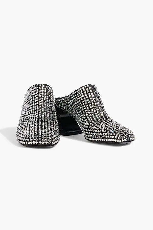 3.1 Phillip Lim Id Crystal-embellished Satin Mules