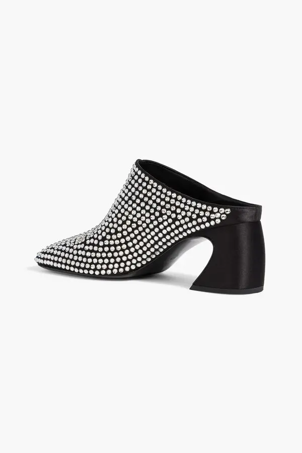 3.1 Phillip Lim Id Crystal-embellished Satin Mules