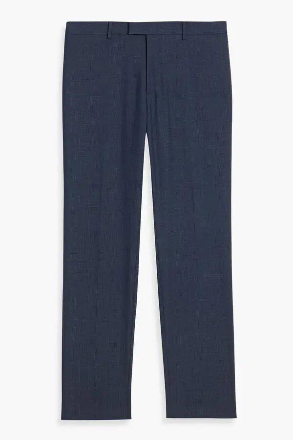 Sandro Tapered Wool Trousers - Navy