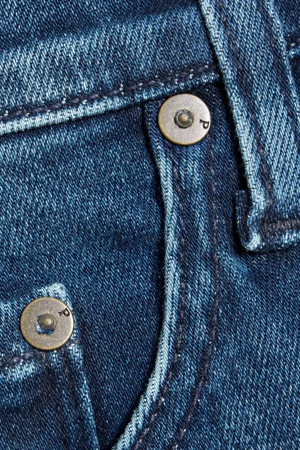 Paige Federal Slim-fit Denim Jeans - Mid Denim