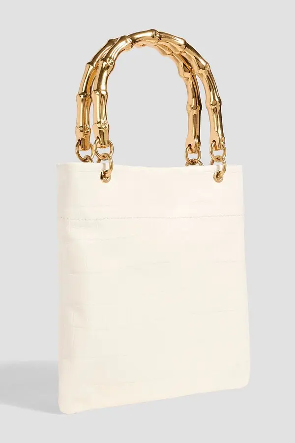 JIL SANDER Croc-effect Leather Tote
