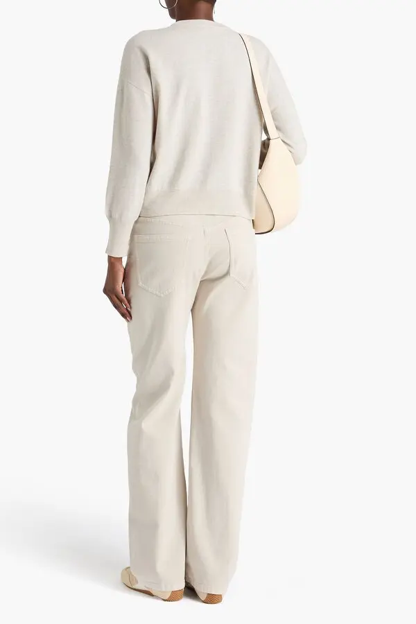 Brunello Cucinelli Wool, Cashmere And Silk-blend Sweater