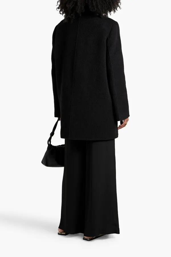 JIL SANDER Brushed Wool-blend Coat