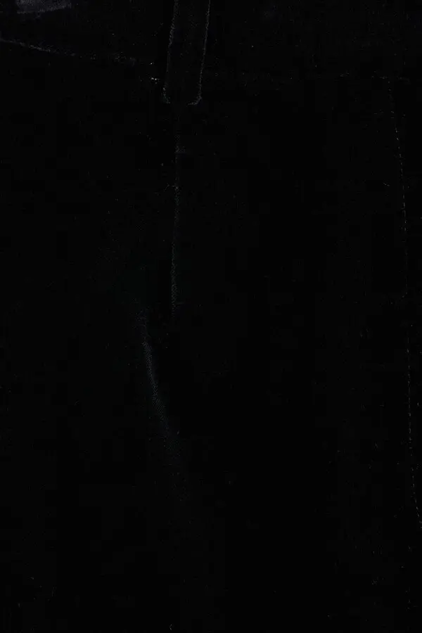 NILI LOTAN Cornell Cotton-blend Velvet Bootcut Pants