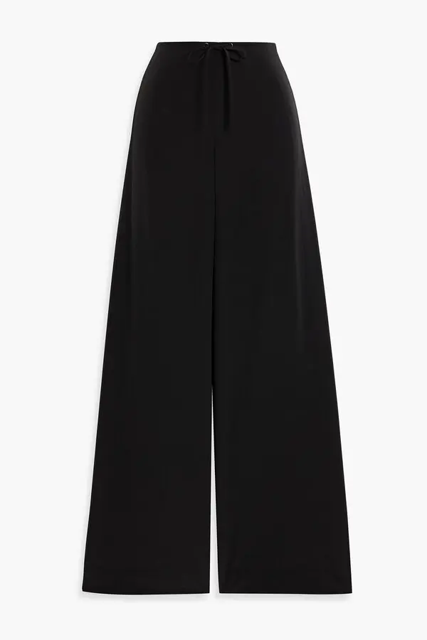 NILI LOTAN Adriel Silk-crepe Wide-leg Pants