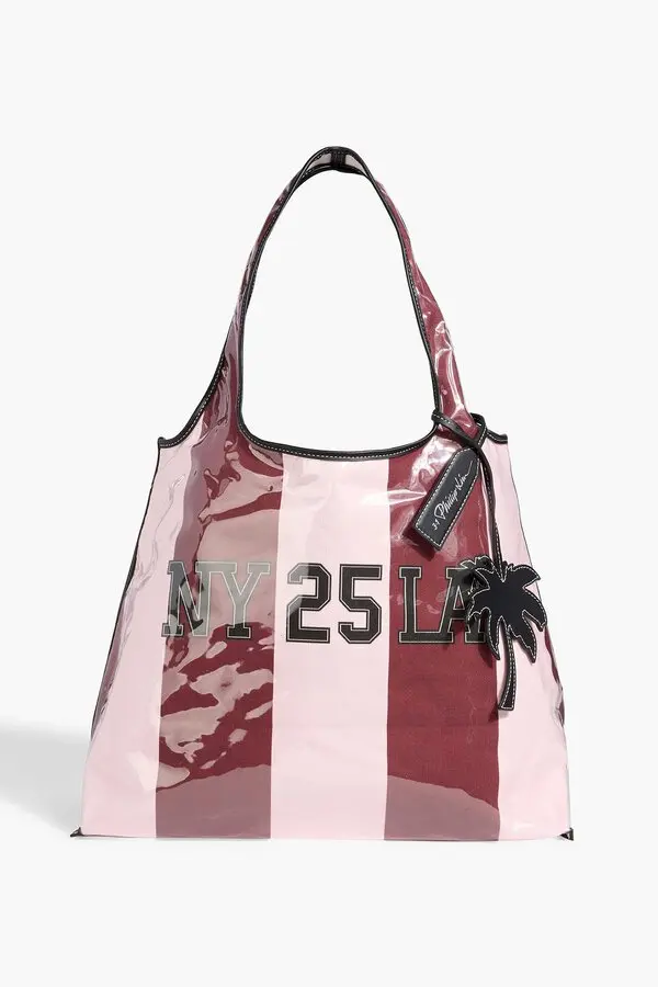 3.1 Phillip Lim Printed Cotton-canvas And Pvc Tote