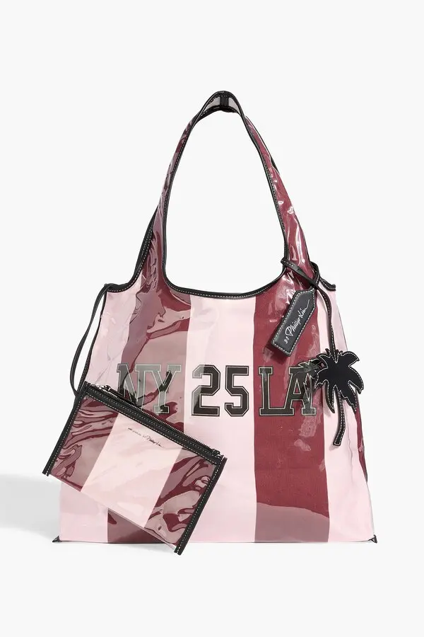 3.1 Phillip Lim Printed Cotton-canvas And Pvc Tote
