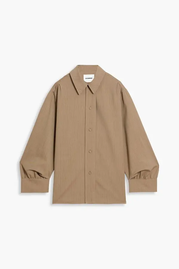 JIL SANDER Wool-jacquard Shirt