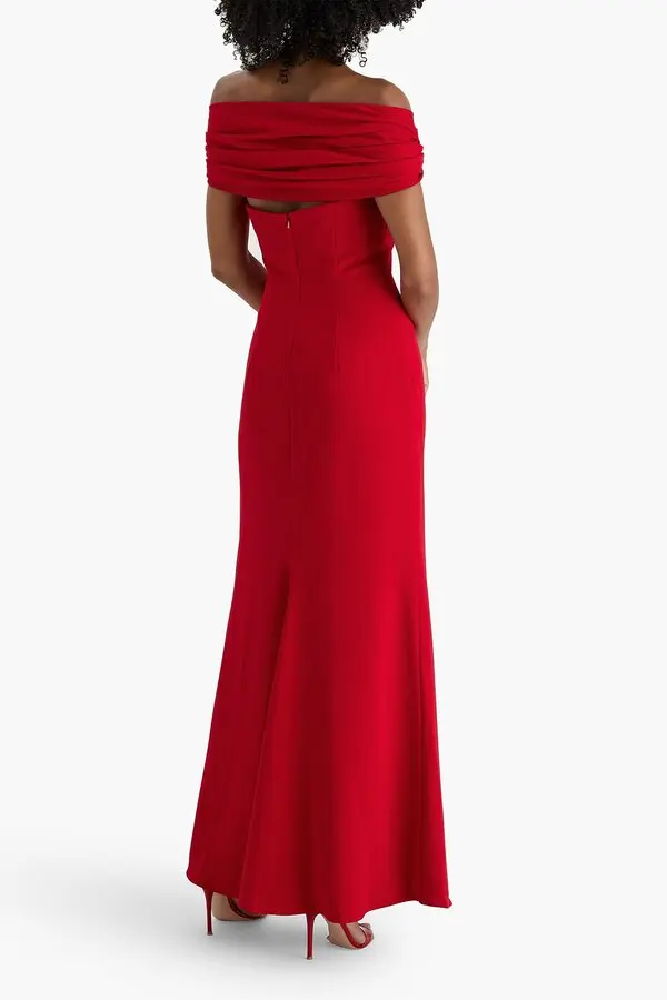 house of cb red corset dress House of CB 'Tamara' Strapless Corset Dress Hire (Cherry Red)