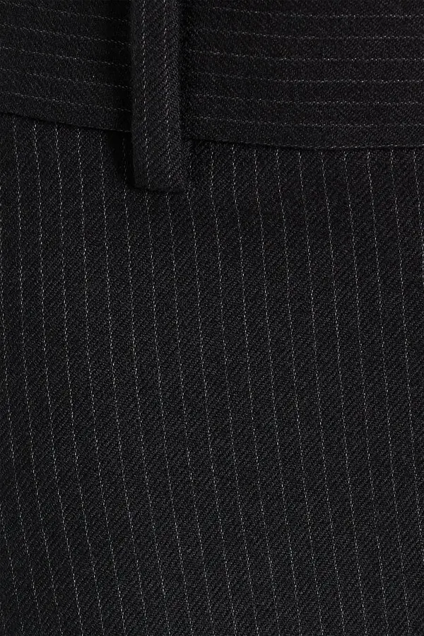 NILI LOTAN Corette Pinstriped Wool-twill Straight-leg Pants