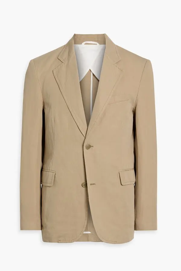 ALEX MILL Cooper Cotton And Linenblend Twill Blazer - Sand