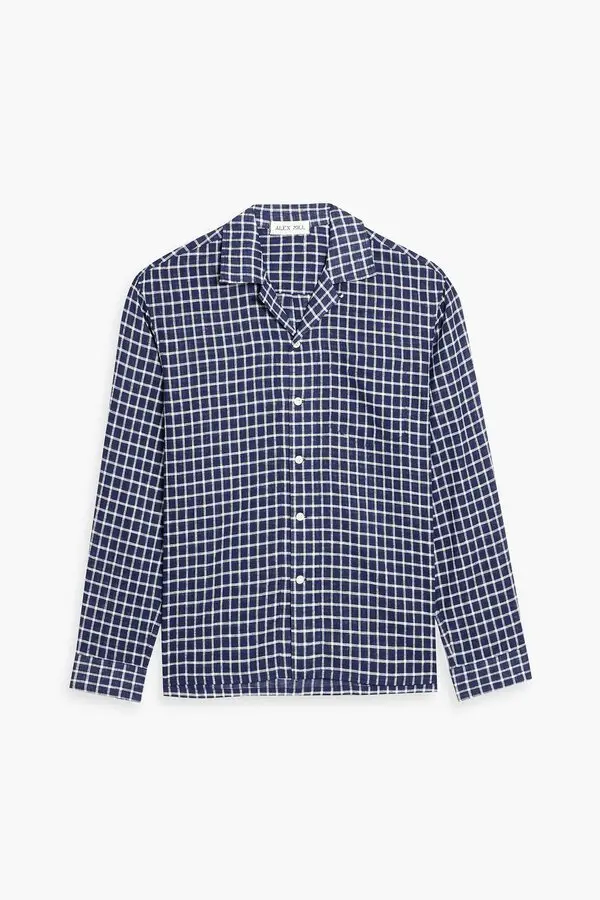 ALEX MILL Mason Checked Linen And Cottonblend Shirt