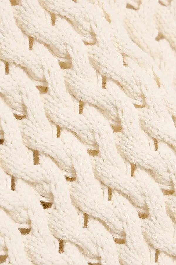 Theory Cable-knit Cotton-blend Vest