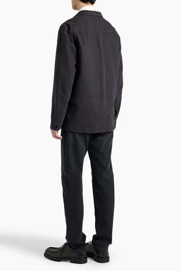 ALEX MILL Arthur Cotton, Linen And Lyocell-blend Twill Jacket - Charcoal