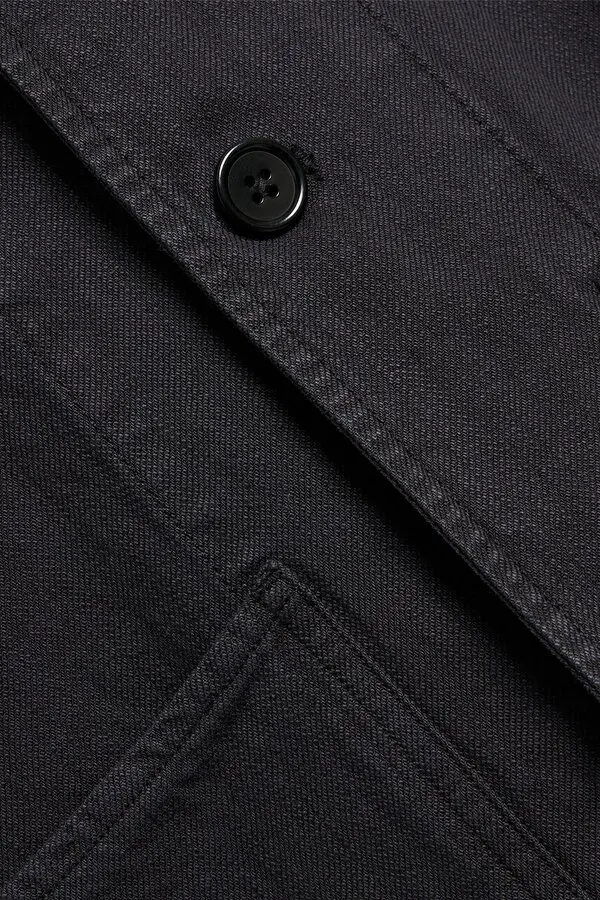 ALEX MILL Arthur Cotton, Linen And Lyocell-blend Twill Jacket - Charcoal