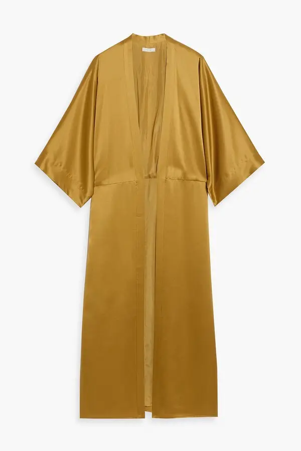 THE SEI Silksatin Kimono - Mustard