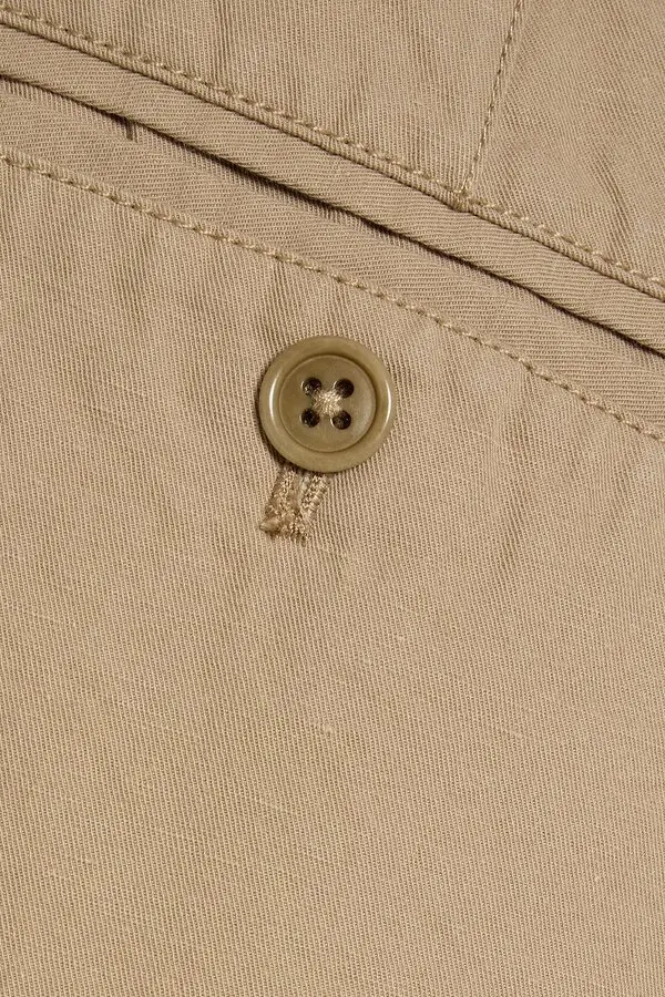 ALEX MILL Cooper Cotton And Linen-blend Twill Pants - Sand