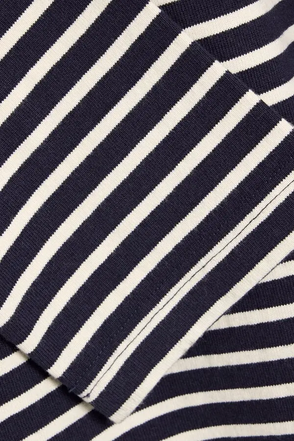 ALEX MILL Striped Cotton-jersey Top