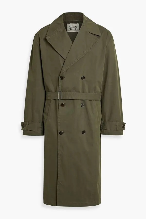 ALEX MILL Cotton-blend Trench Coat