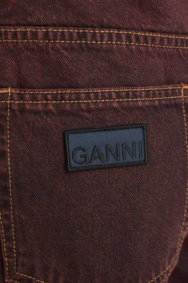 GANNI High-rise Straight-leg Jeans