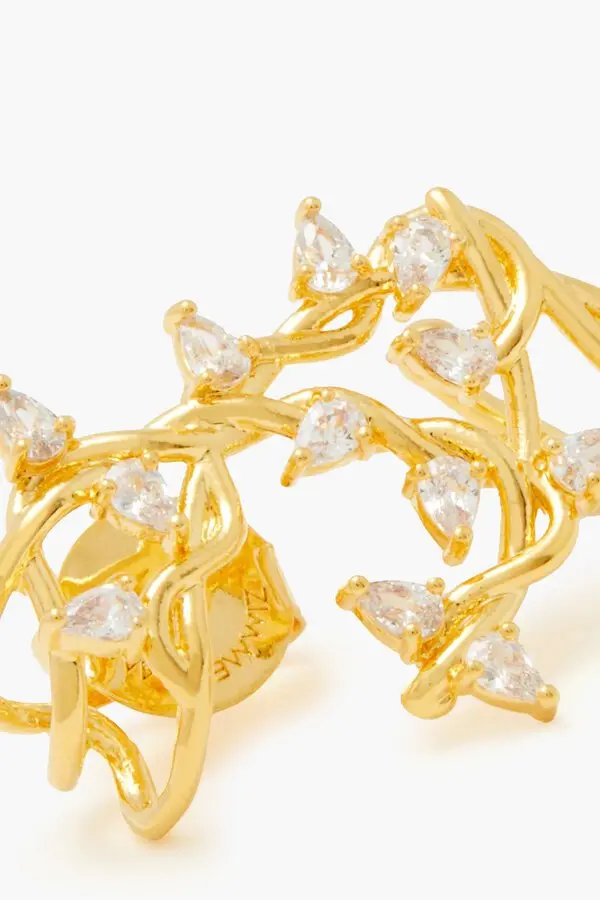 Zimmermann 12karat Plated Crystal Ear Cuff