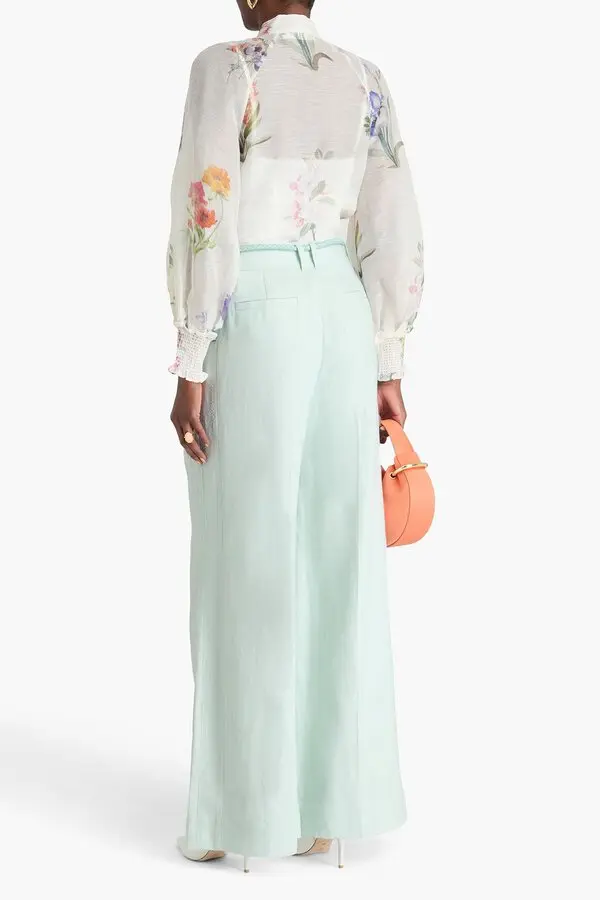 Zimmermann Linen Wide-leg Pants